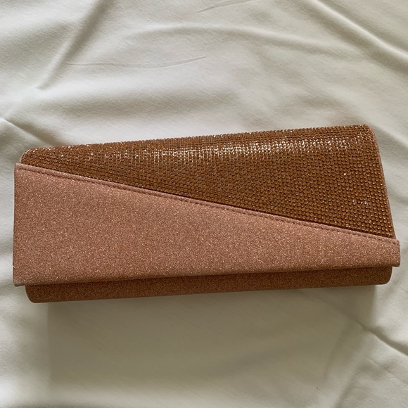 Bags | Rose Gold Prom Clutch | Poshmark